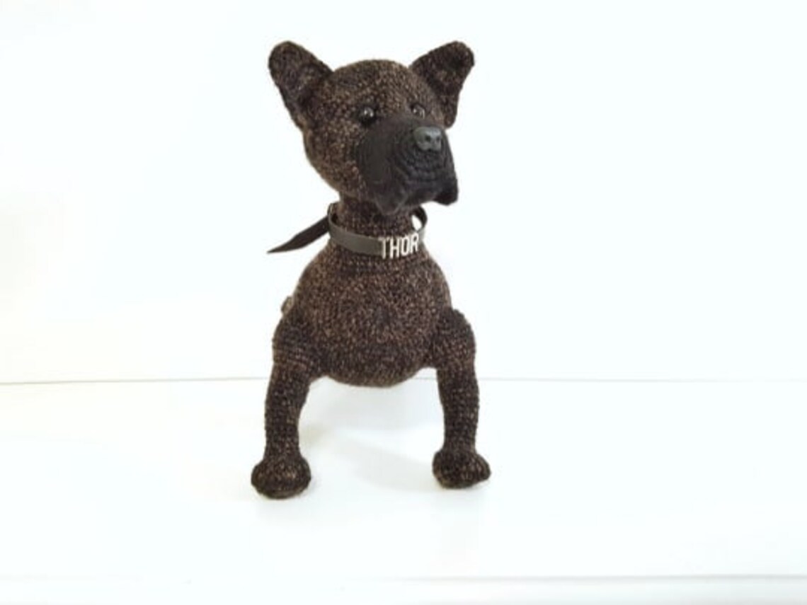 Pit Bull Dog Crochet Pattern PDF DIY Spep by Step - Etsy