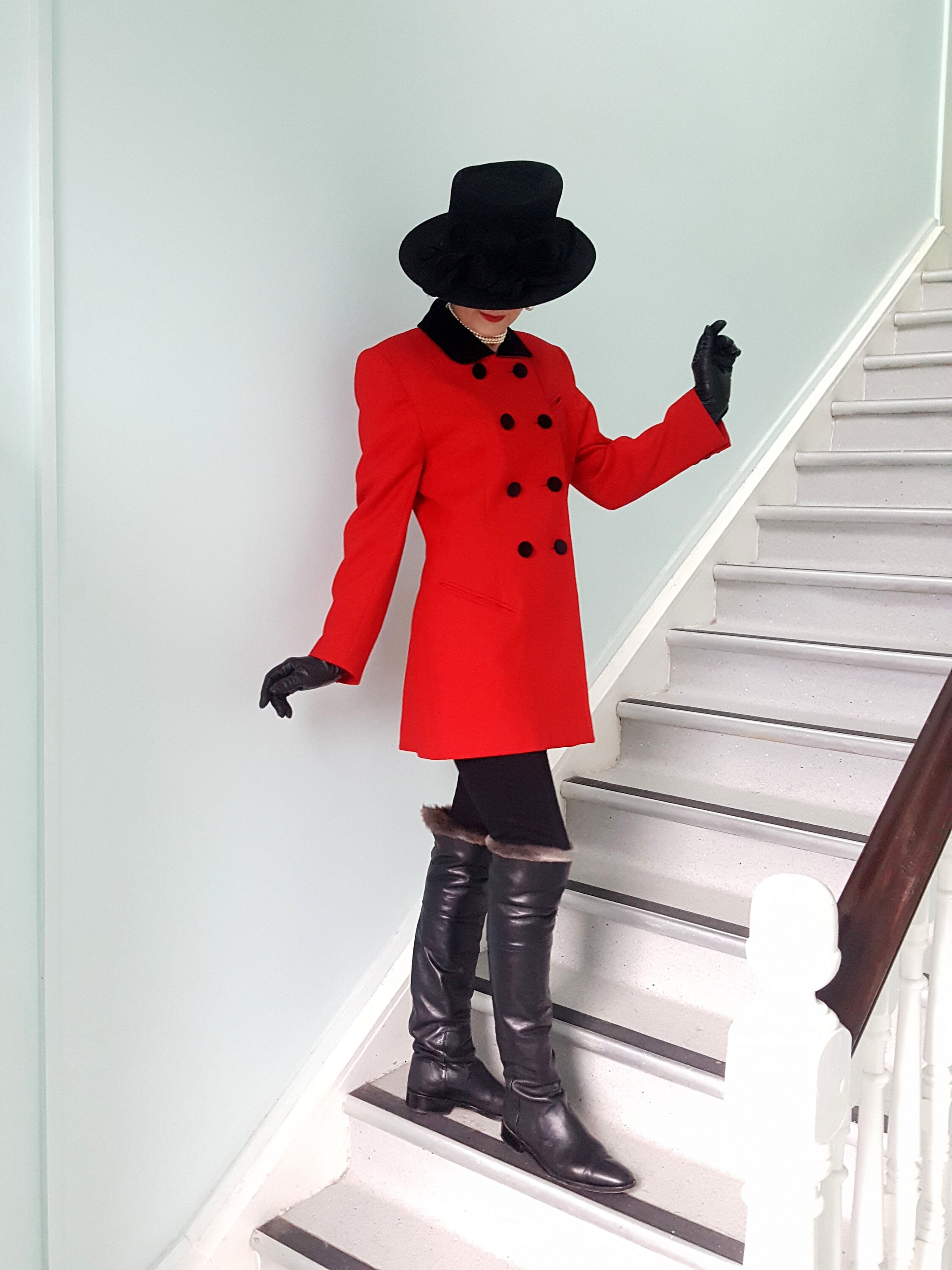 Vintage Mansfield Equestrian Inspired Red Wool Jacket Riding - Etsy UK