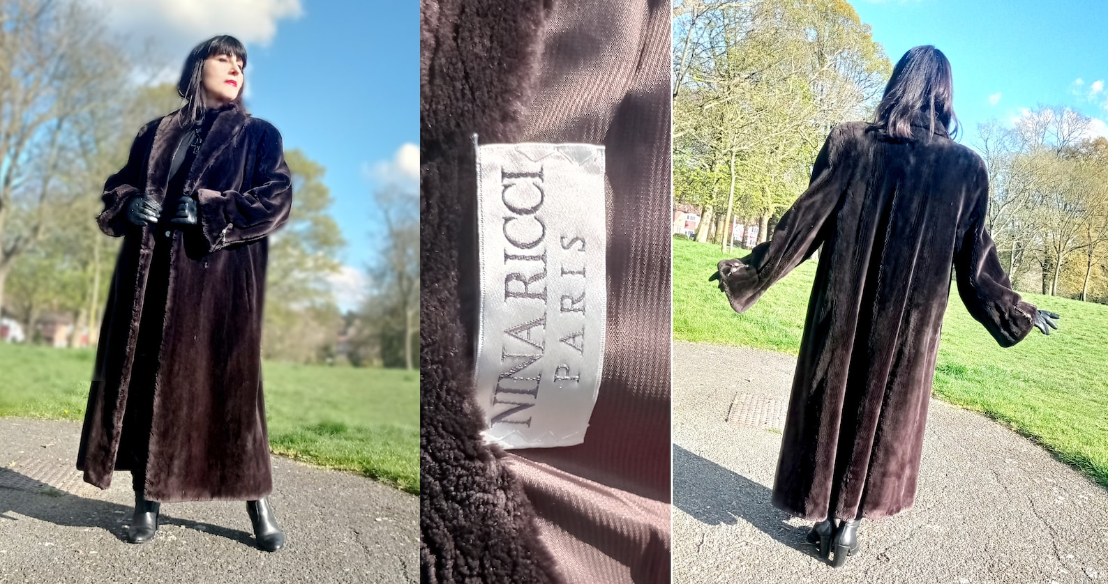 Vintage Late 1980s Early 1990s Nina Ricci Couture Sheared - Etsy