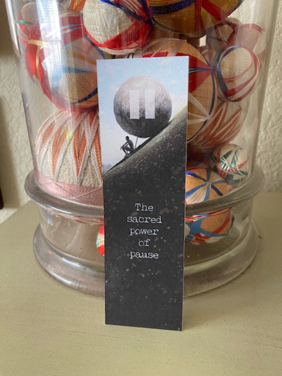 Pause - the Sacred Power of Pause • Creative Bookmark • 2'x6.5 ...