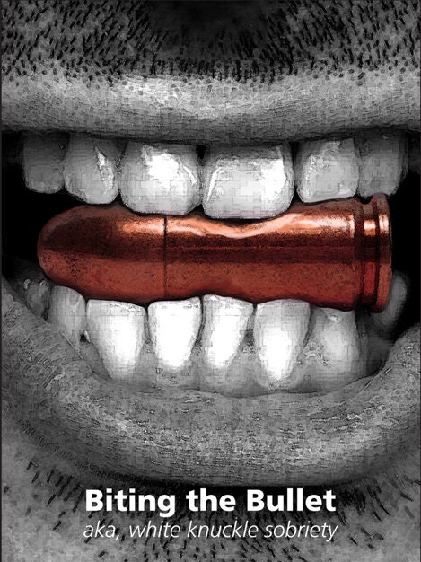 Inspirational Poster Biting the Bullet 18 X 24 - Etsy