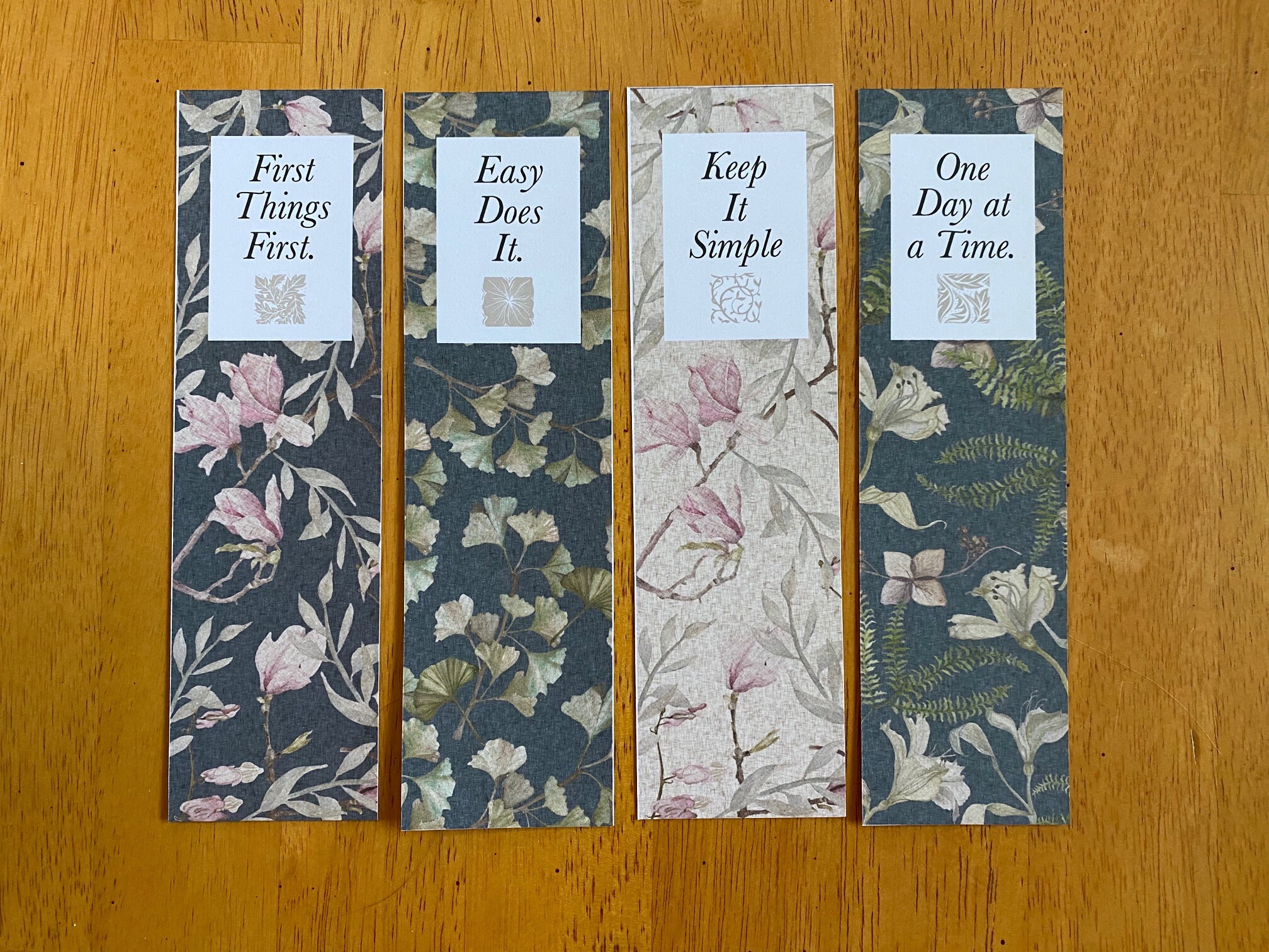 Creative Bookmark Slogans Easy Does It Keep It Simple | Etsy