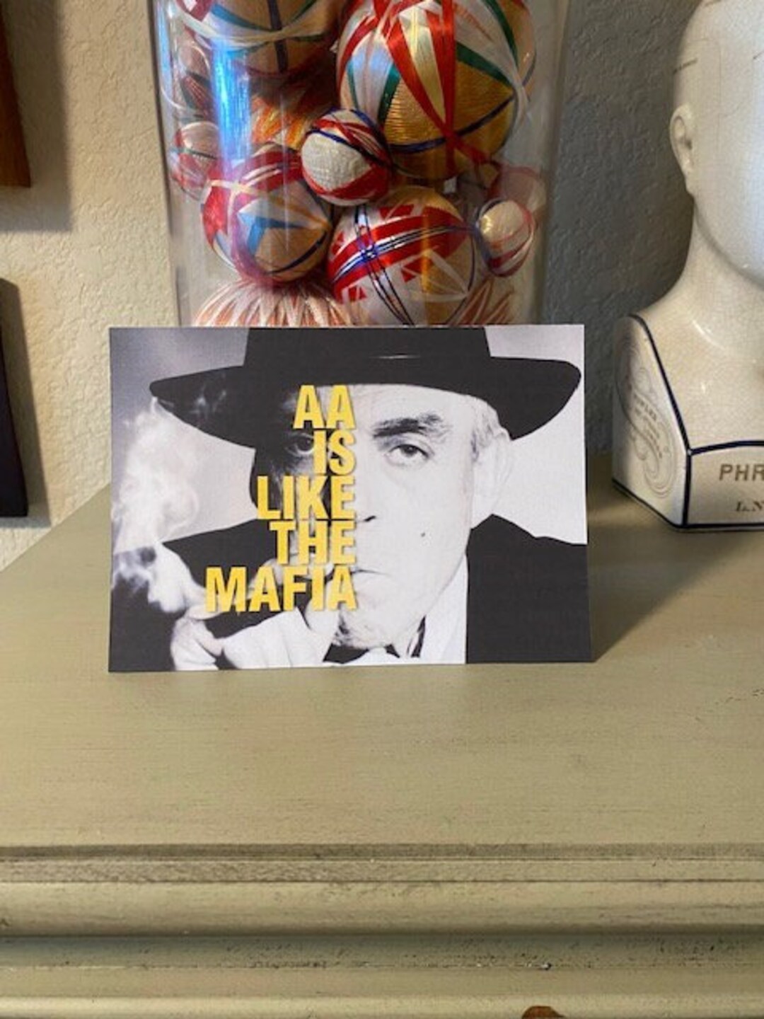 AA is Like the Mafia - You Leave You Die • 2-sided • 6 per Pack ...