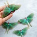 Silk Luna Moth Hair Clips With 3d Double-layer Wings - Hair Accessories ...