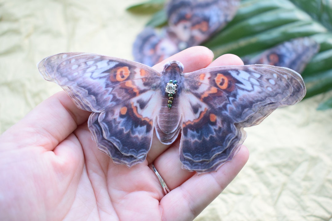 Butterfly Silk Hair Clips Moving Wings Lightweight Prom Hair Jewelry ...