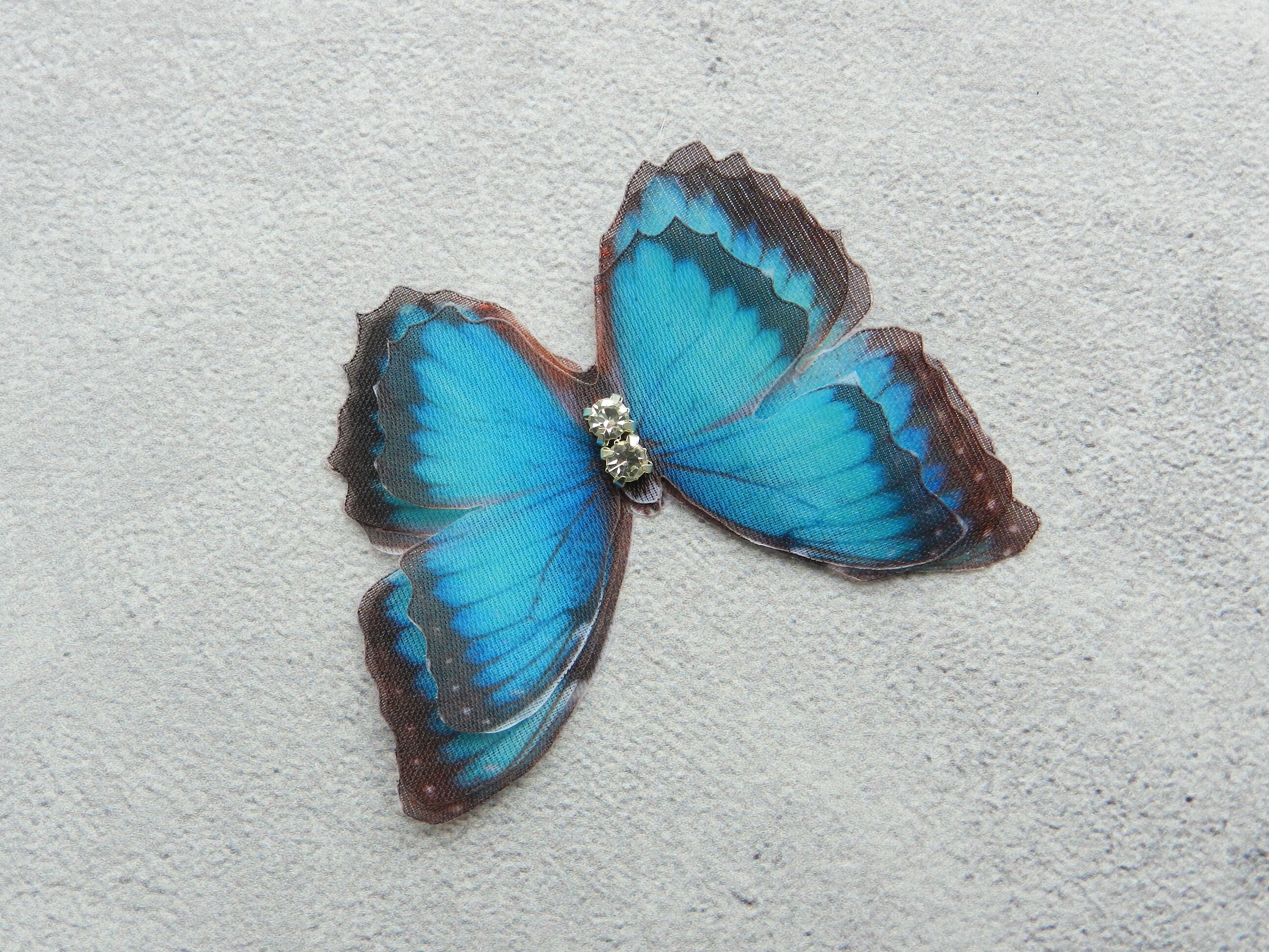 Bridal Pale Pink Butterfly Shoe Clips With Rhinestones - Etsy