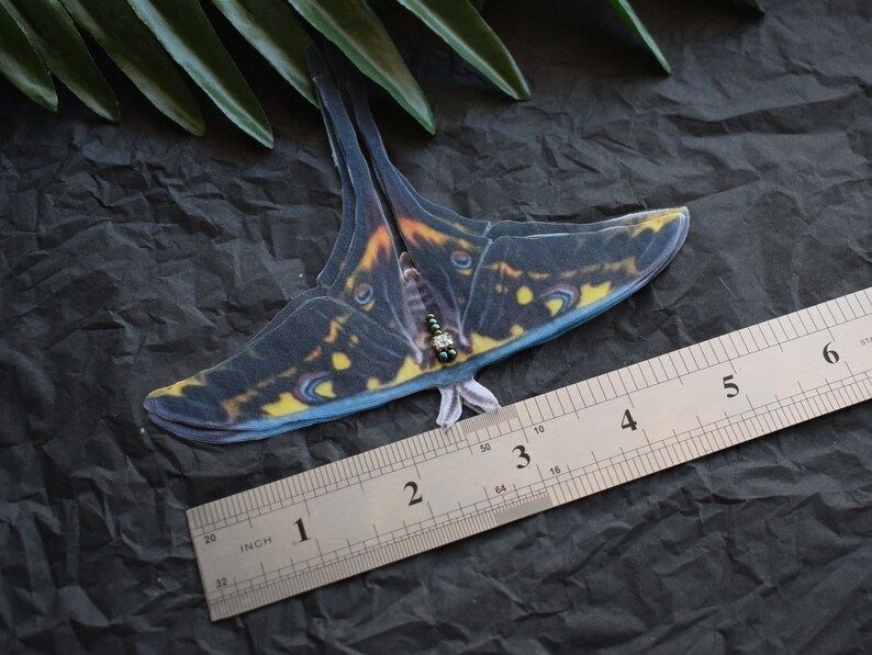 Isis Moon Moth Unique Silk Butterfly Jewelry Hair Clip or - Etsy