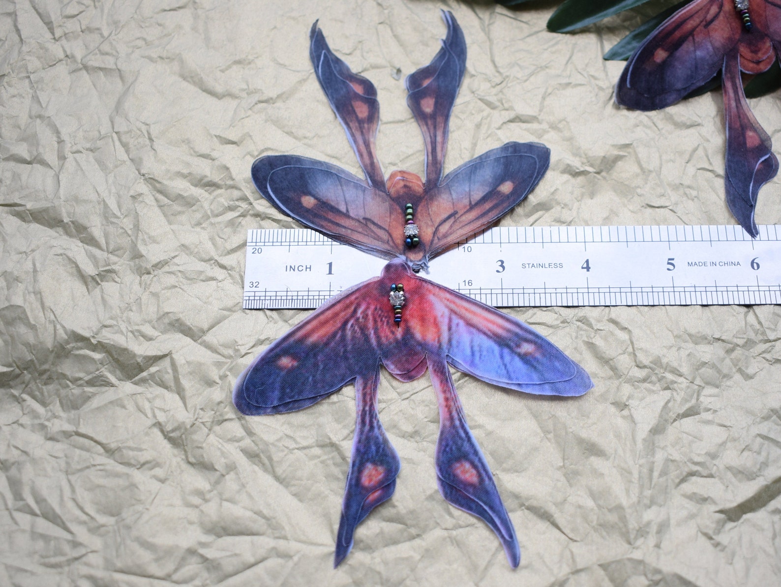Silk Semioptila Moth Hair Clips With 3d Layeedr Wings Hair - Etsy