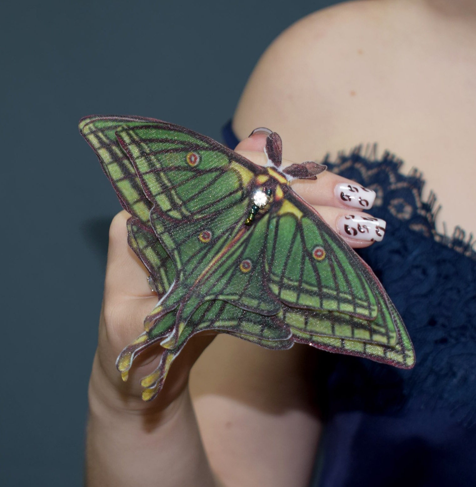 Spanish Moon Moth Tattoo