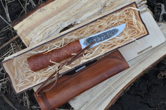 Handmade Knife Yakut hand forged knife fishing knife | Etsy