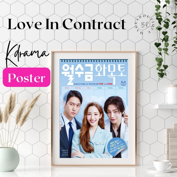 Love in Contract 2022 Kdrama Poster 210 Gsm a Perfect Gift for - Etsy