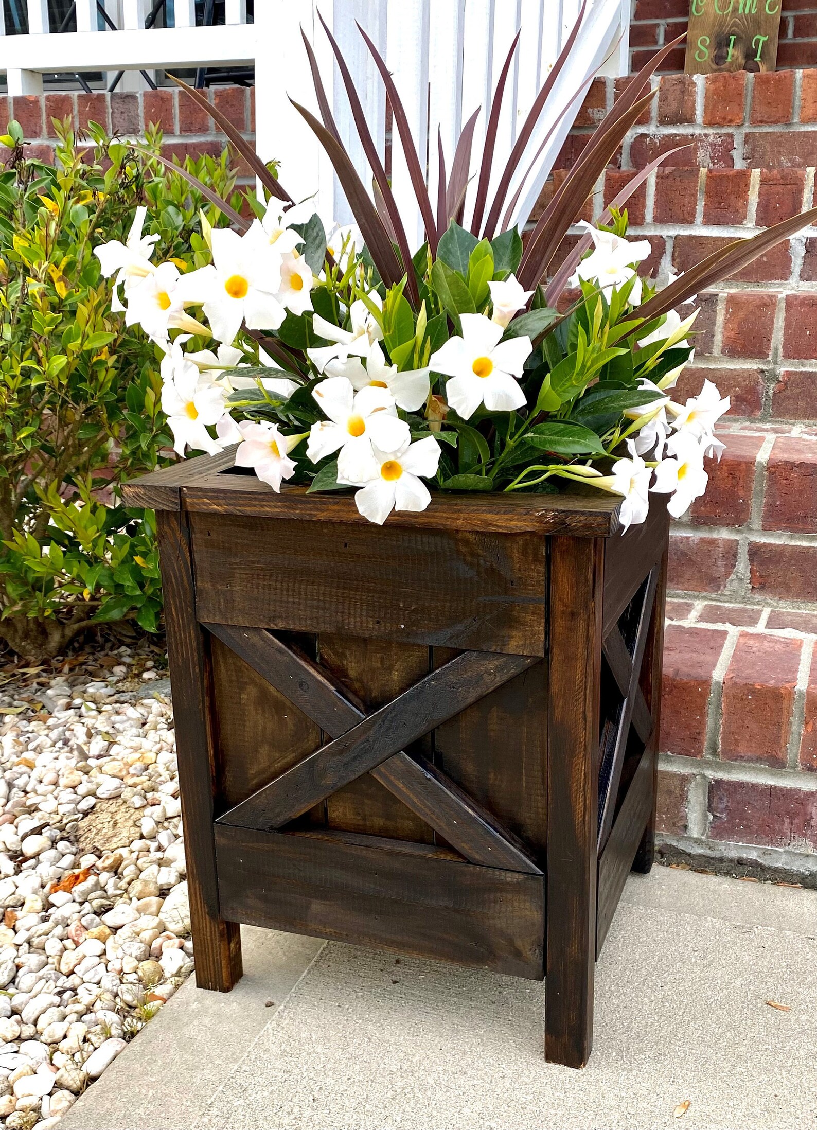 Rustic Planter | Etsy