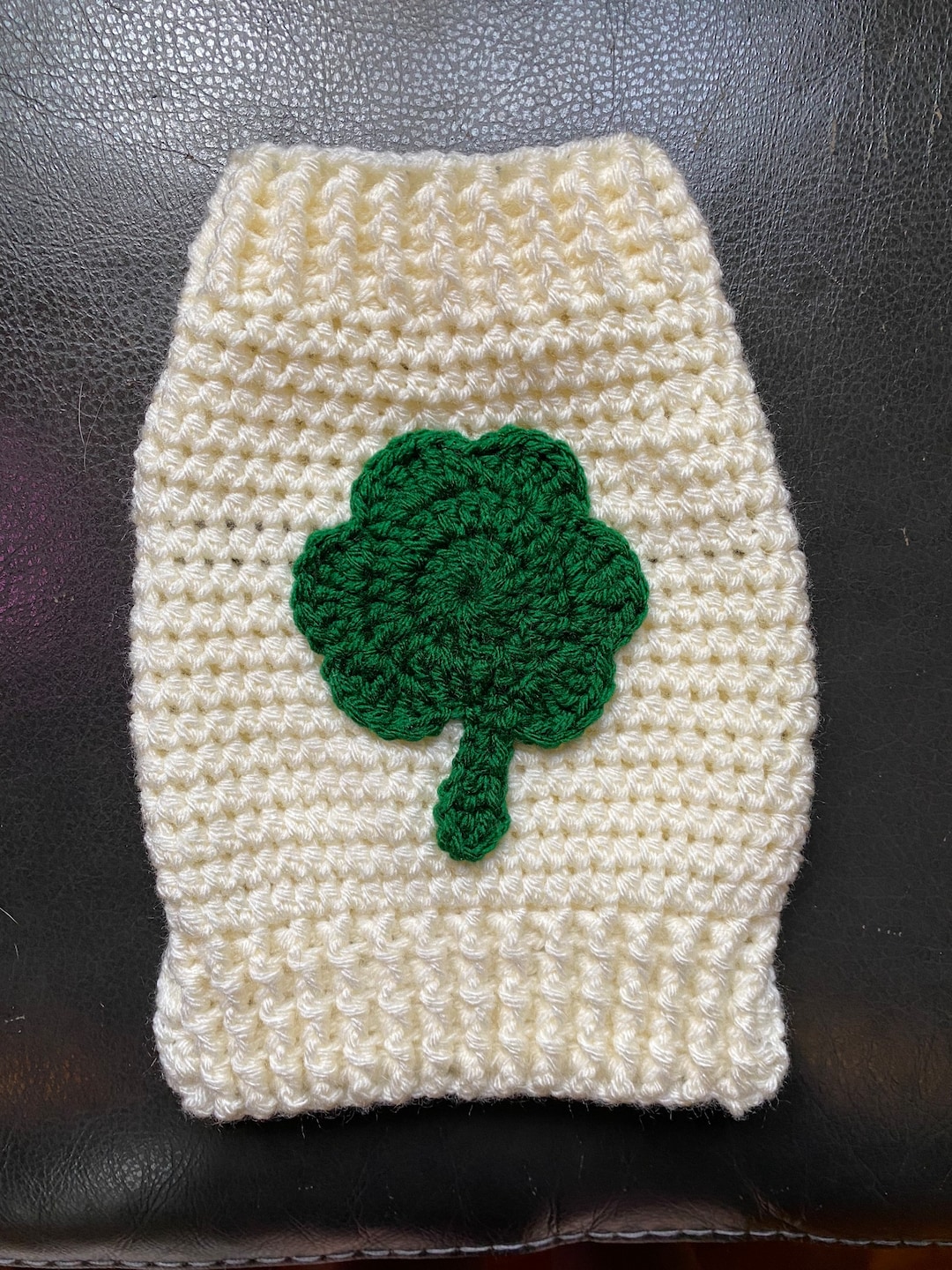 Shamrock Dog Sweater Available in Four Sizes - Etsy