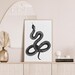 Printable Wall Art Living Room Snake Wall Art Print Boho Art - Etsy