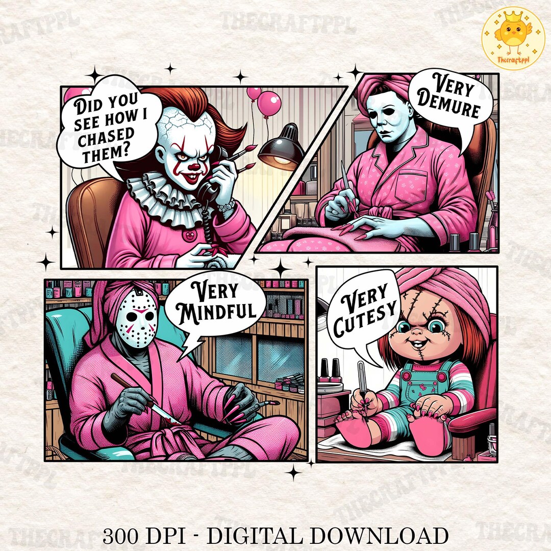 Pink Killers Scary Png, Movie Killer Png, Nightmarre Halloween Png ...