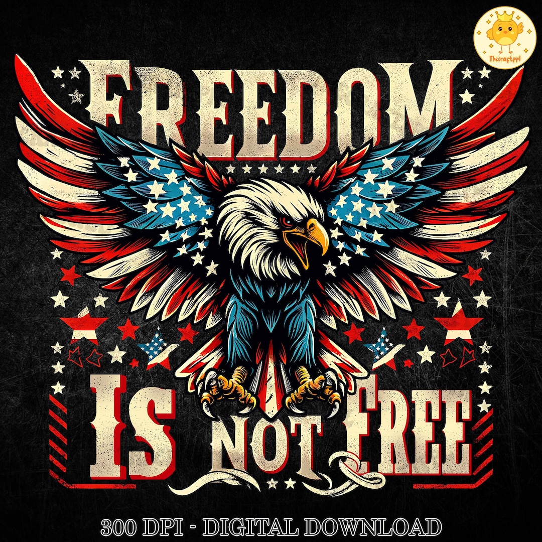 Freedom is Not Free Png, America PNG, USA Flag Png, Flag 4th of July ...