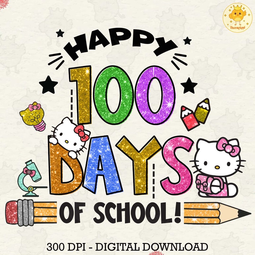 Movie Cartoon Png, School 100th Day Png, 100 Days of School Cartoon ...