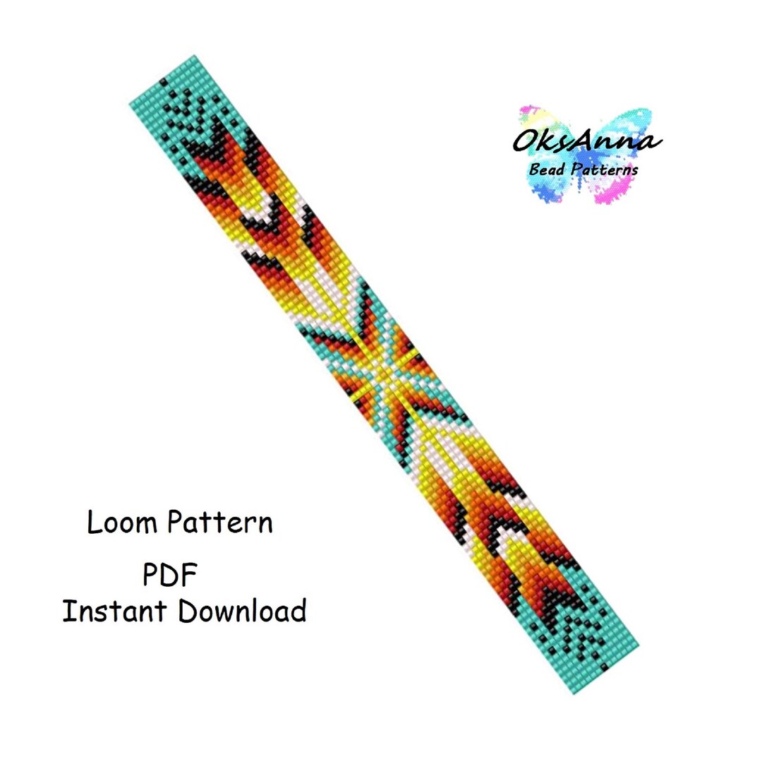 Beading Bracelet Pattern Loom Weave Pattern Miyuki Bracelet Beading ...