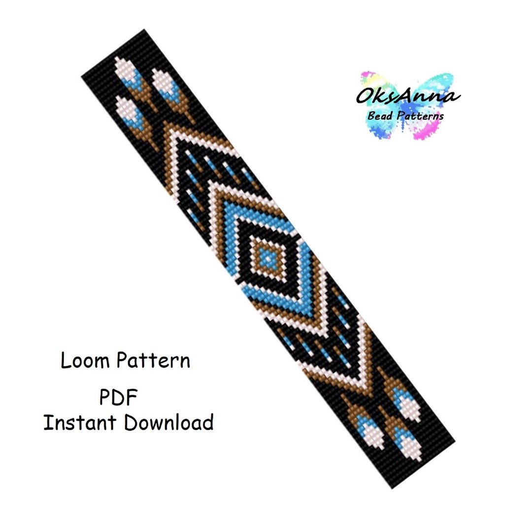 Loom Bracelet Beading Bracelet Pattern Miyuki Bracelet Beading Design ...