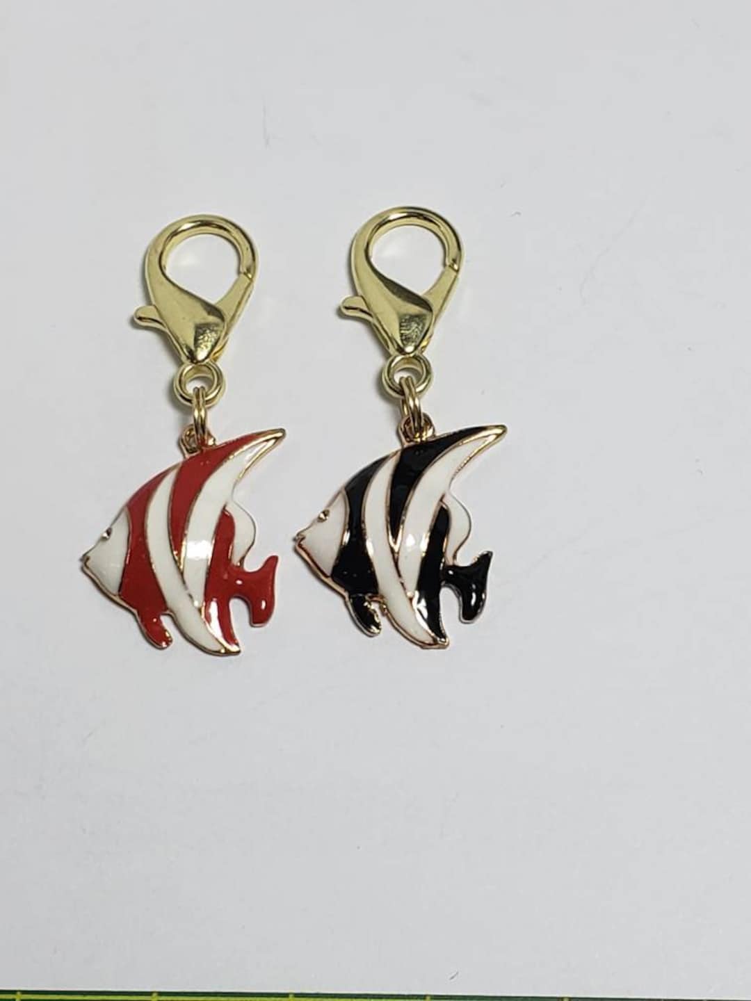 Tropical Fish Zipper Pull Charms - Etsy
