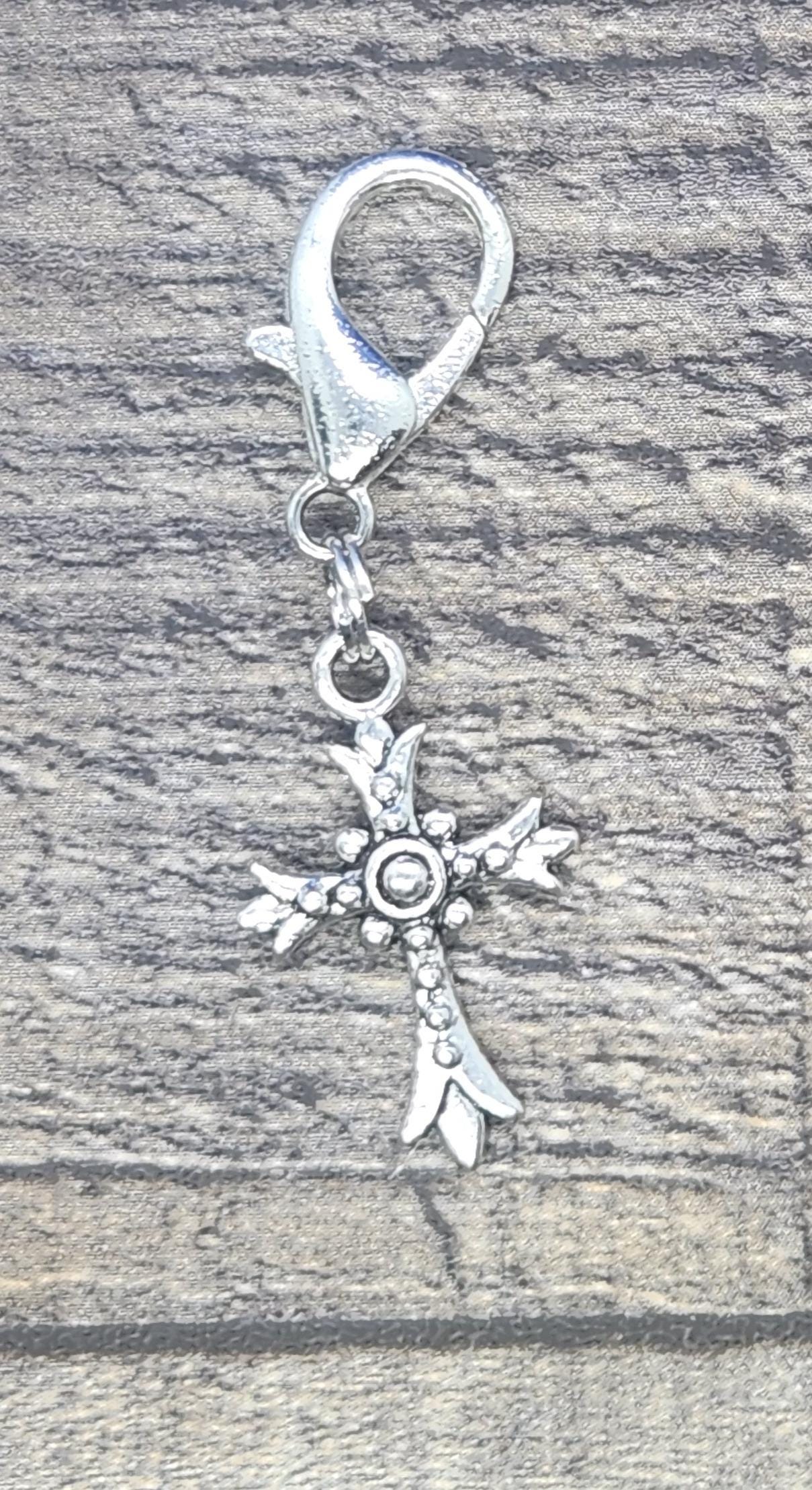 Cross Zipper Pull Charms - Etsy