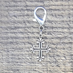 Cross Zipper Pull Charms - Etsy