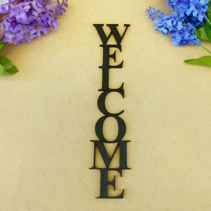 Laser Cut Welcome Sign - Etsy