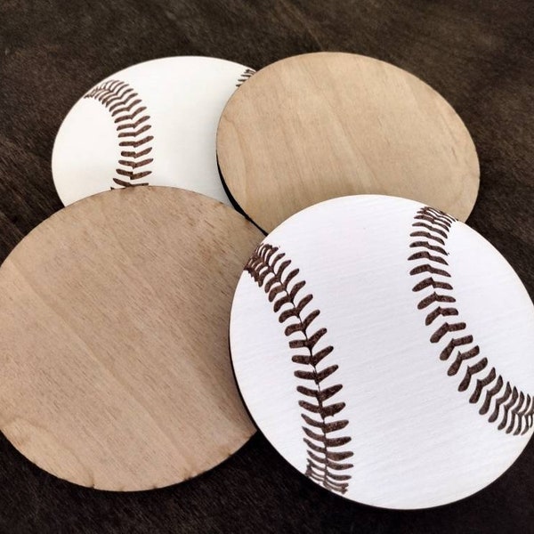 Baseball Coaster - Etsy