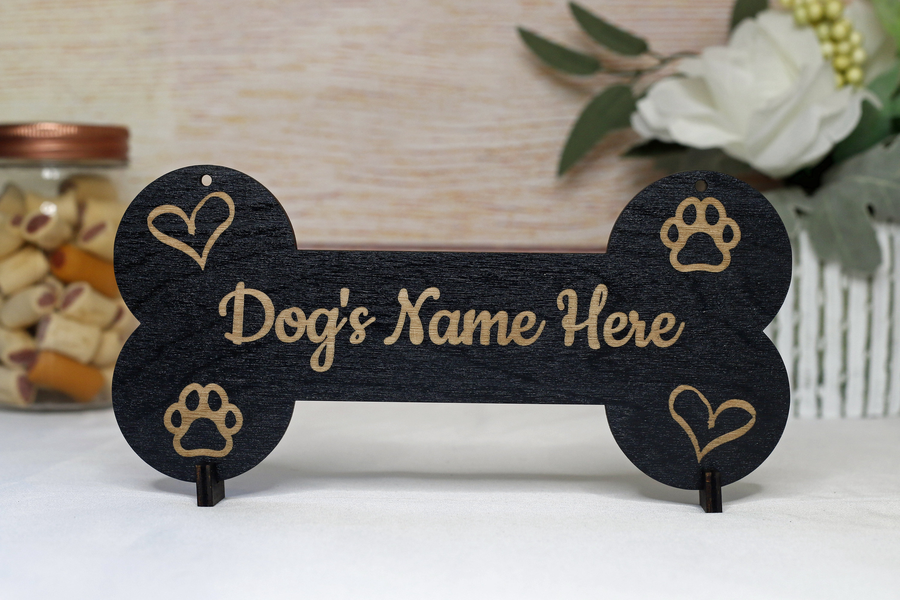 Personalized Engraved Dog Bone Personalized Dog Gifts Wood - Etsy