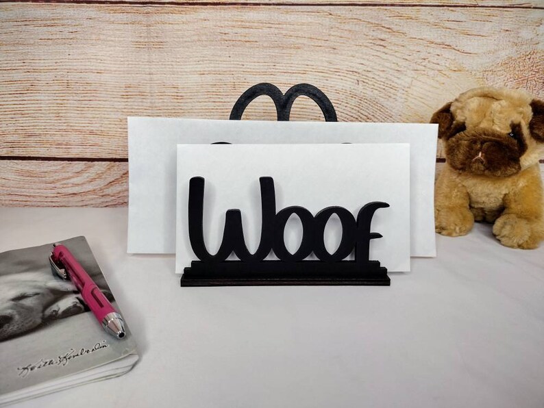 Dog or Cat Themed Mail Holder Mail Sorter Pet Office Décor - Etsy