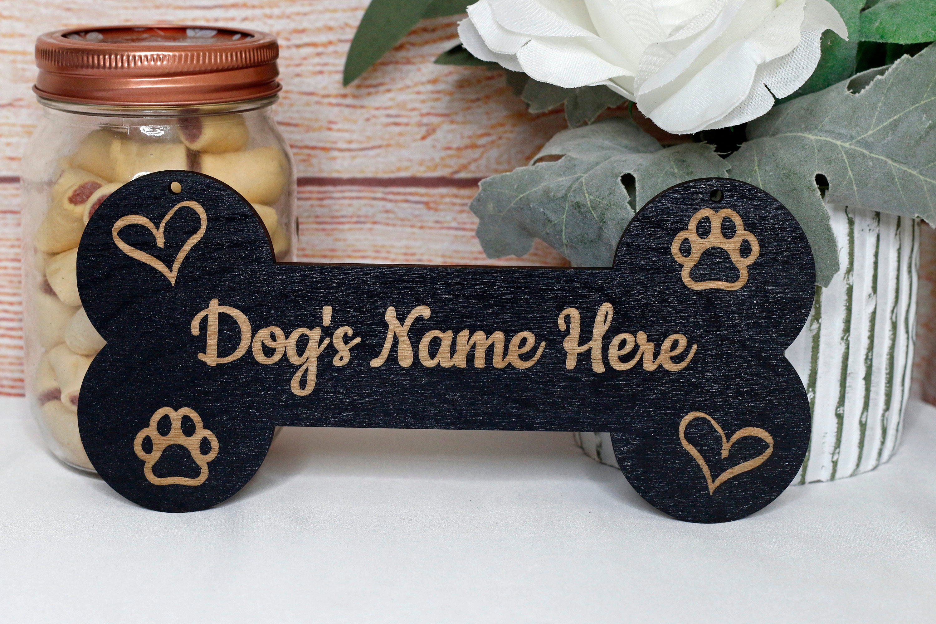 Personalized Engraved Dog Bone Personalized Dog Gifts Wood - Etsy