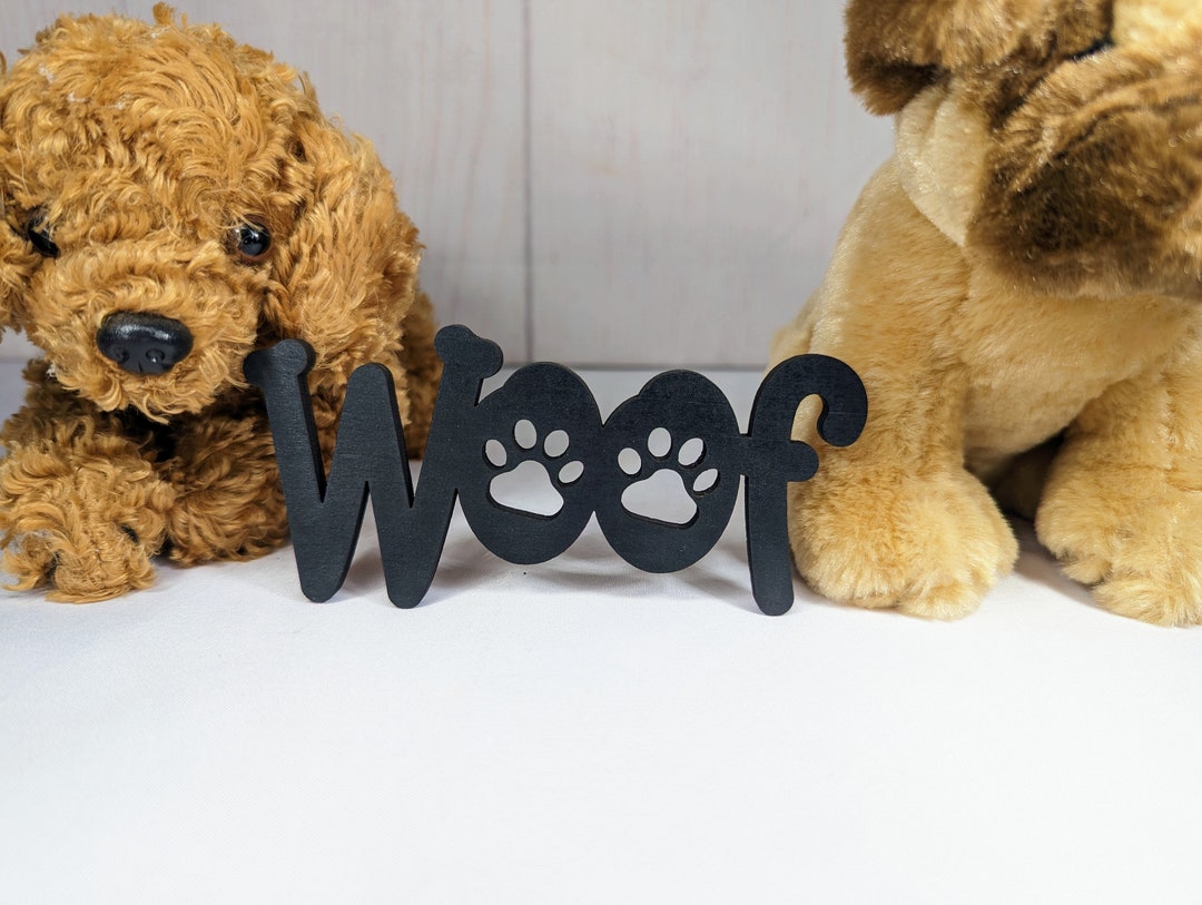 Cute Dog Word Cutouts, Cute Dog Signs, Dog Wall Décor, Wooden Dog Signs ...