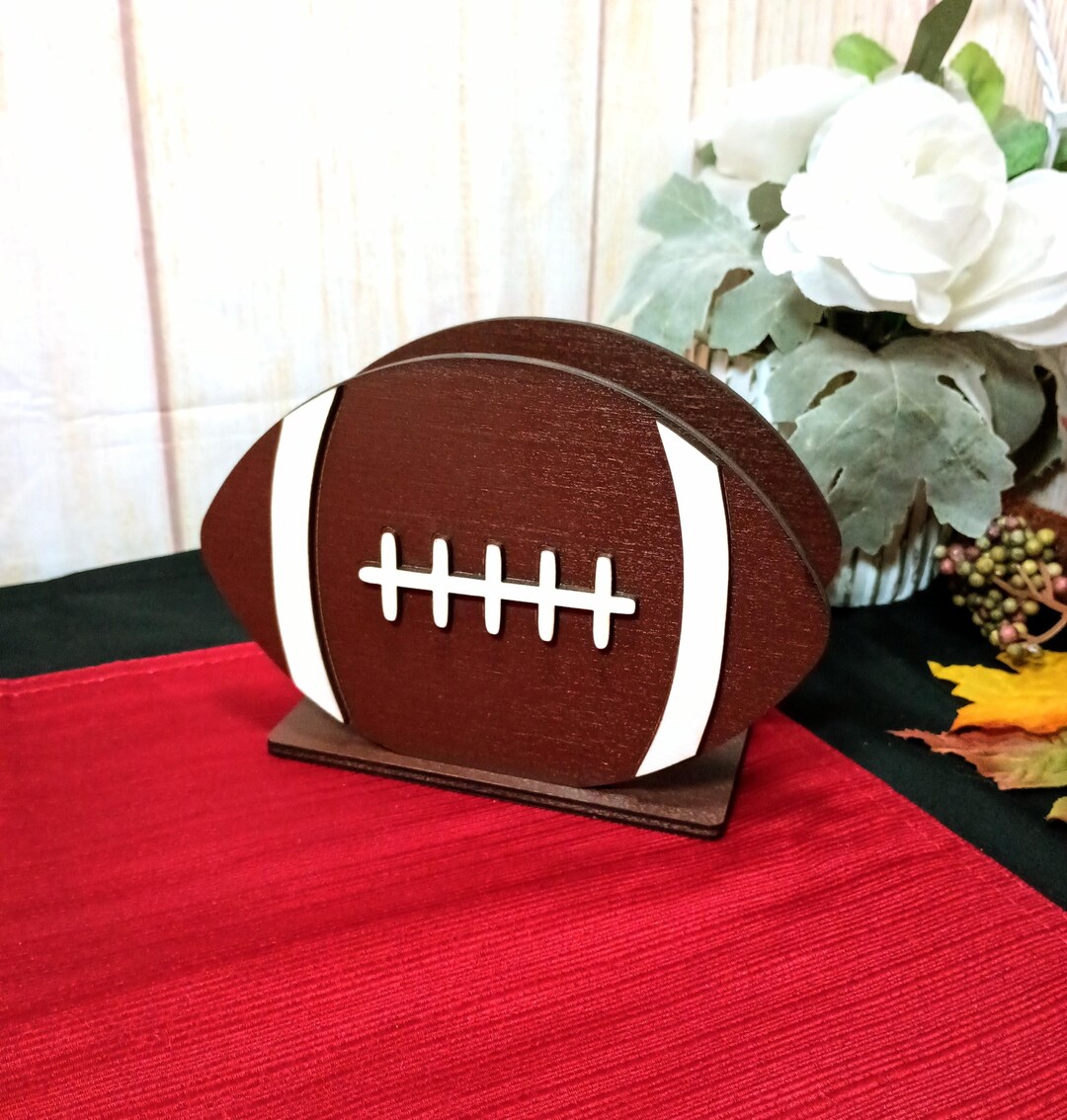 Football Napkin Holder, Football Table Décor, Football Dining Décor ...