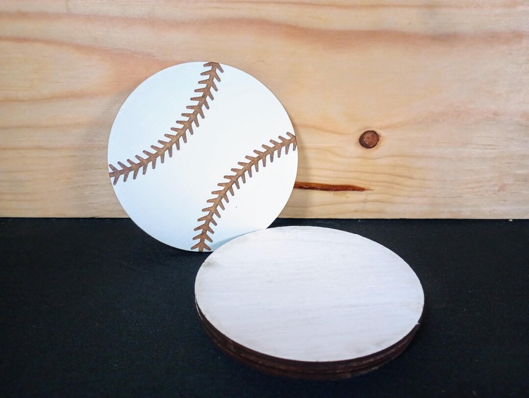 Baseball Coaster - Softball Coaster - Wood Engraved Coaster - Sports ...