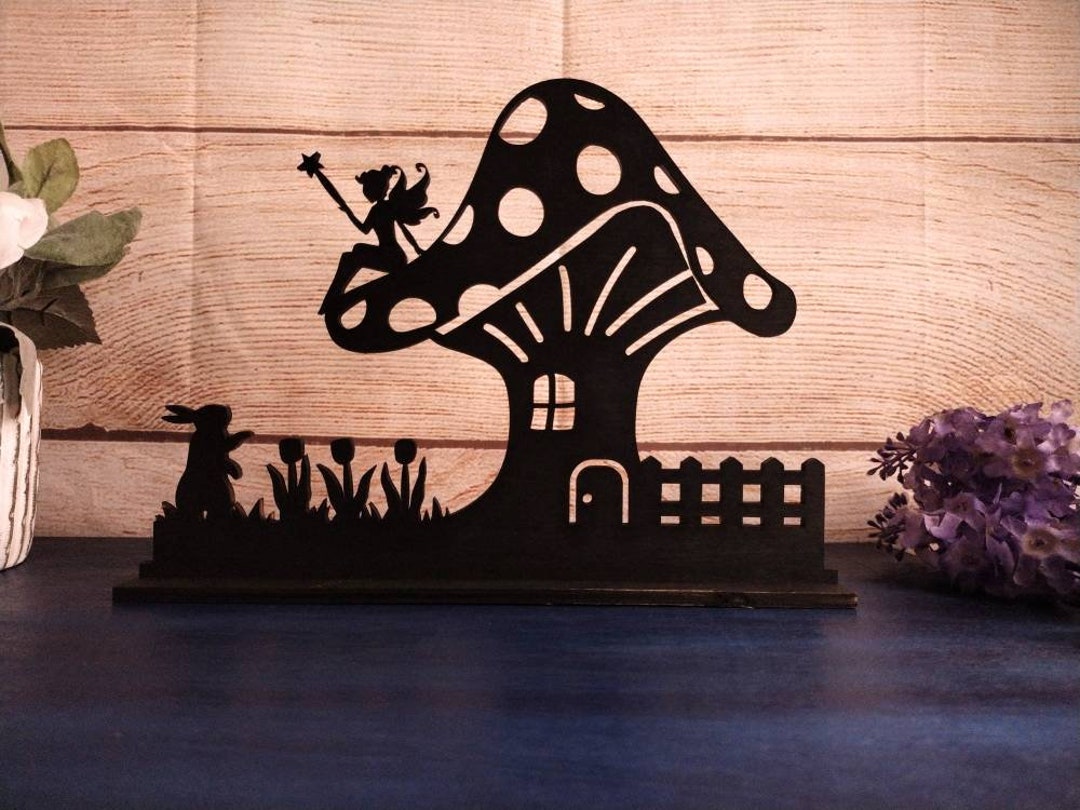 Mushroom Fairy House Display, Enchanted Displays, Whimsical Displays ...