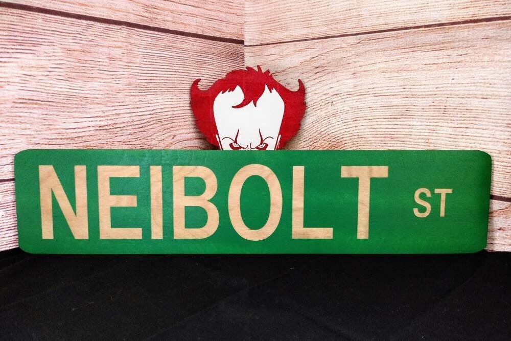 NEIBOLT ST Wood Sign: IT Horror Movie Decor - Etsy