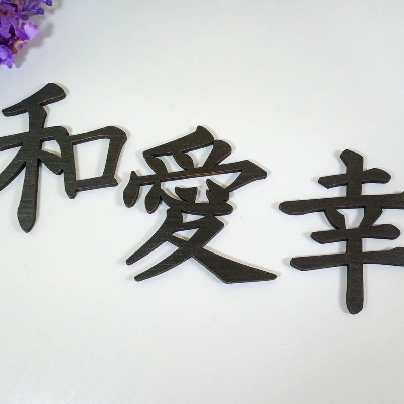 Japanese Wooden Sign - Etsy