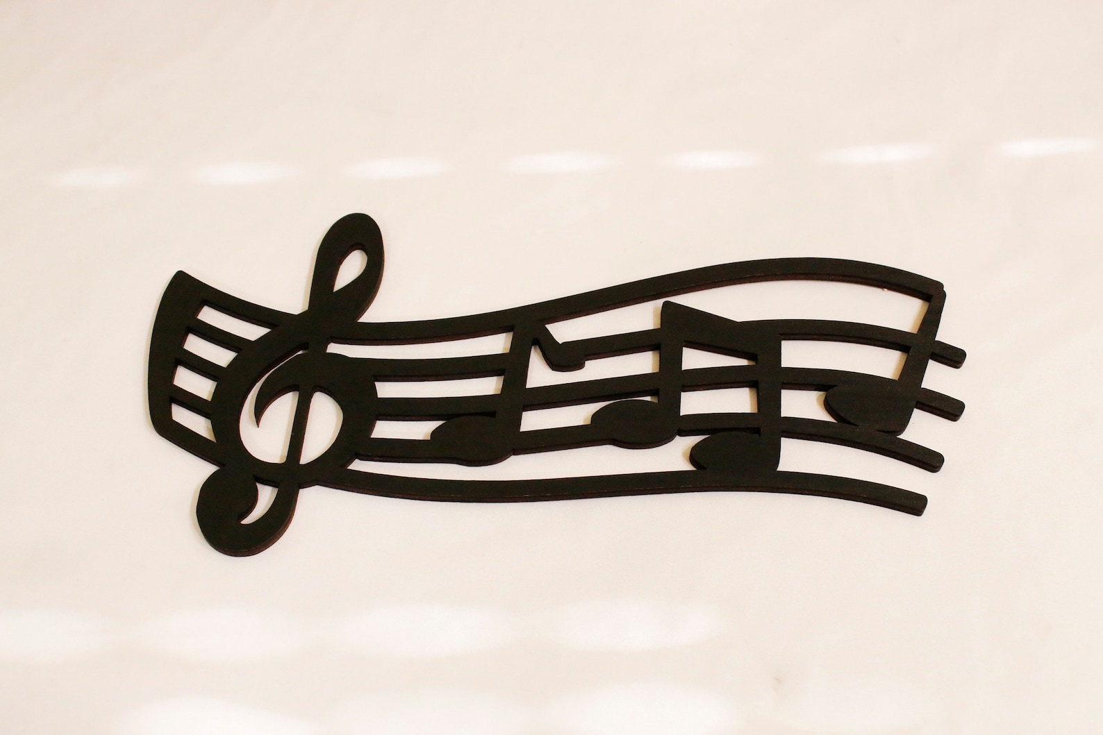 Wooden Music Notes Wall Art: Treble Clef, Music Studio Decor - Etsy