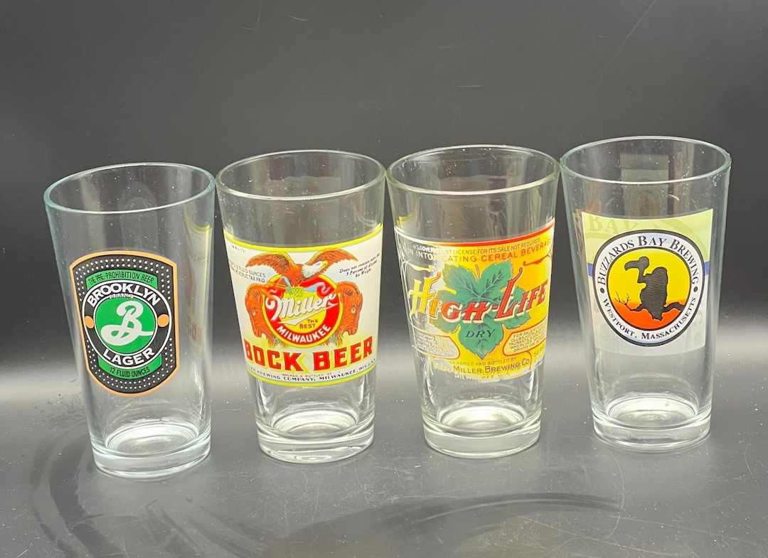 Beer Pints Your Choice - Miller Bock Beer, Miller High Life, Brooklyn ...