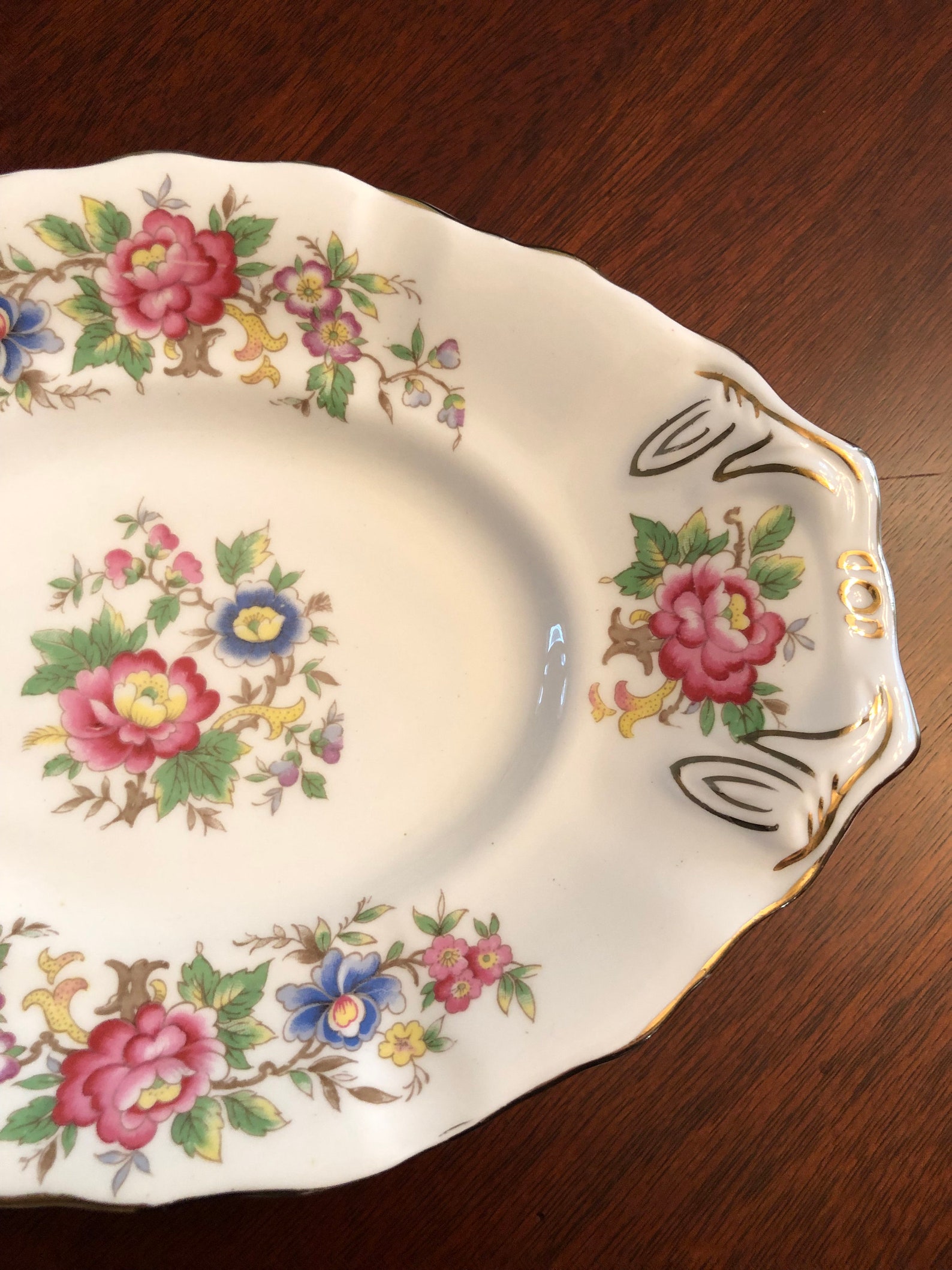 Rochester Royal Stafford Small Round Tray or Under Plate | Etsy