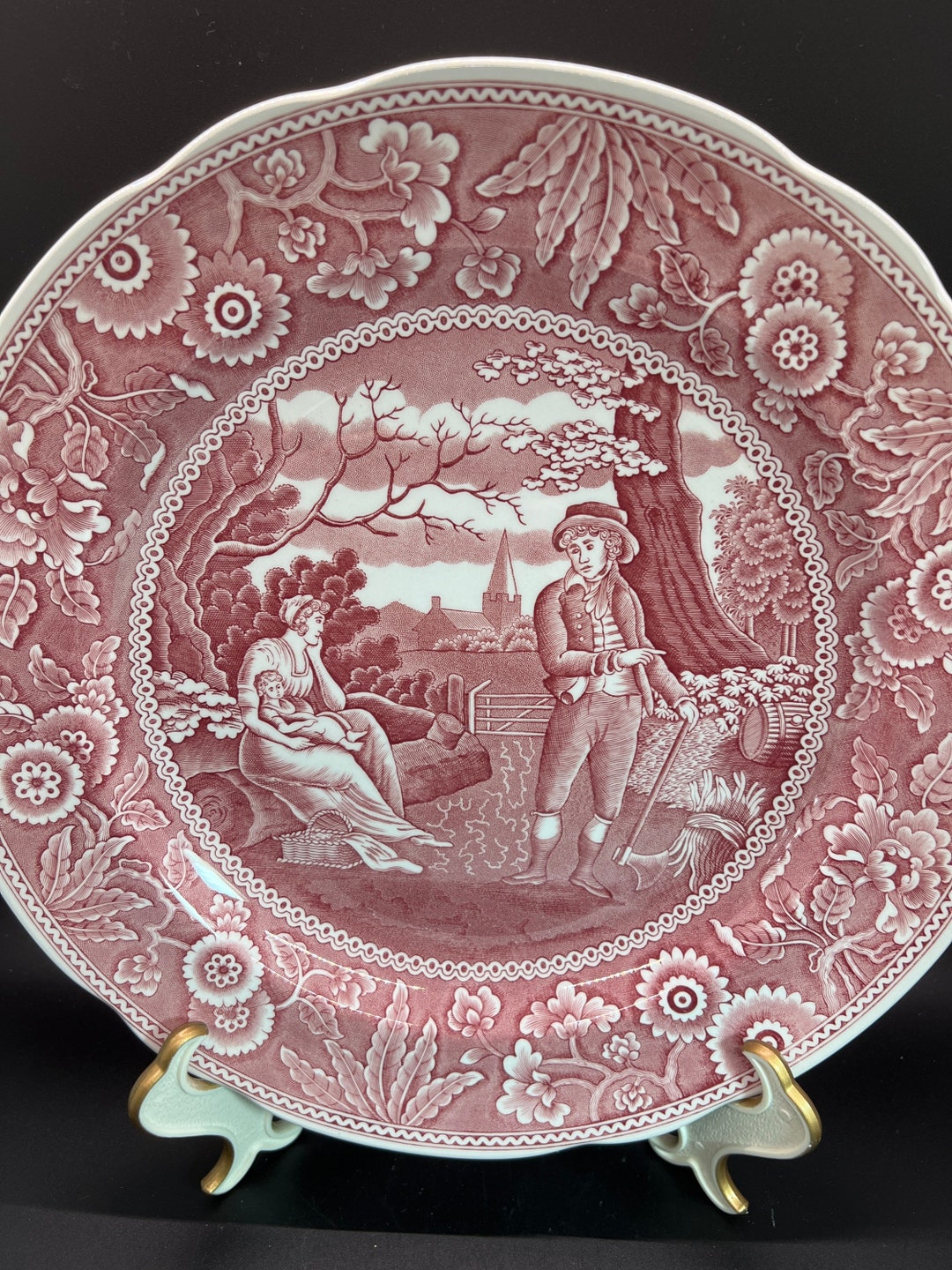 Spode Archive Collection Georgian Series Woodman Dinner Plate - Etsy