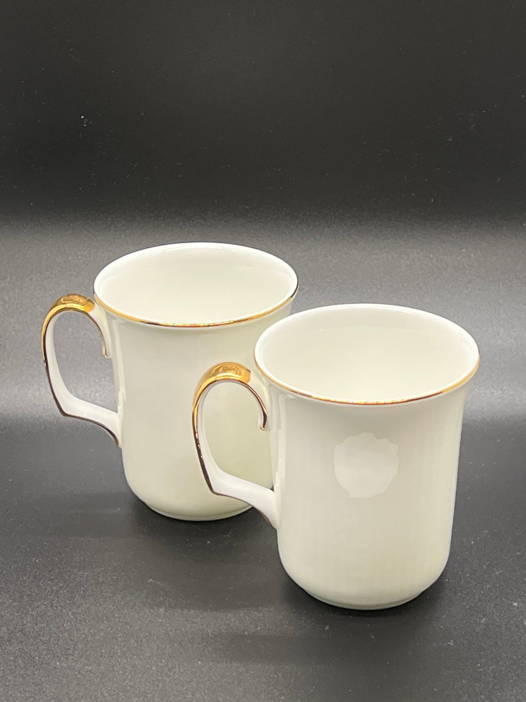 Two Royal Albert Val D'or Mugs - Etsy