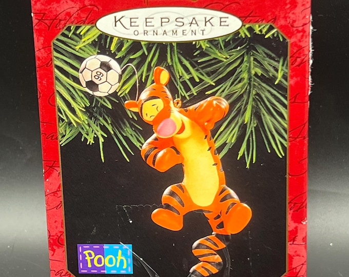 Hallmark Tigger Plays Soccer - Winnie the Pooh - 1999 Keepsake Ornament ...