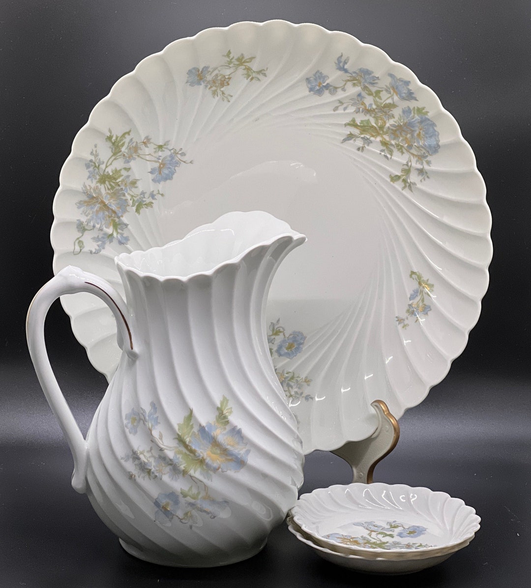 Limoges Margaux Pitcher - Etsy