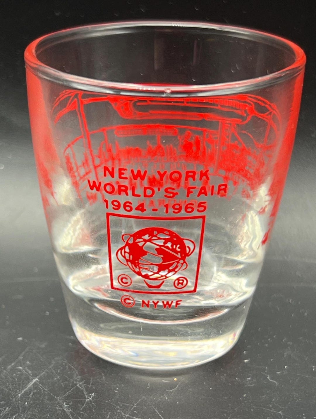 World's Fair New York 1964-1965 Souvenir Shot Glass MCM Barware 2.25 ...