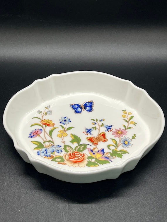 Aynsley Oval Dish, Cottage Garden Pattern, Flowers a… - Gem