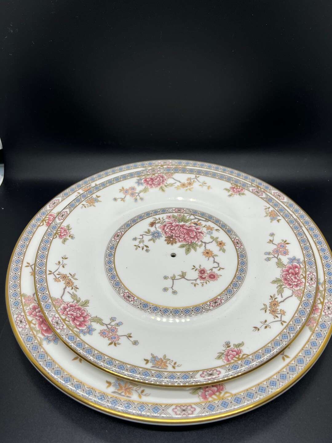 Royal Dalton Canton Two Tiered Cake Plate - Etsy