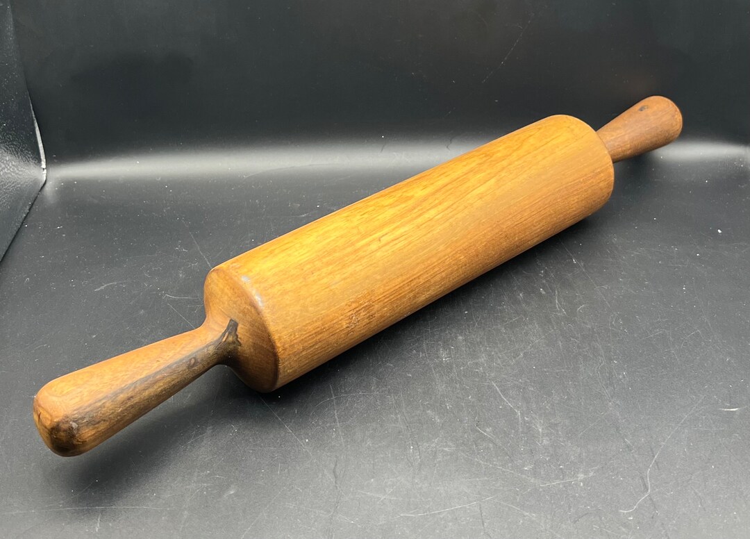 Vintage Large Wood Rolling Pin 21 X 3 - Etsy