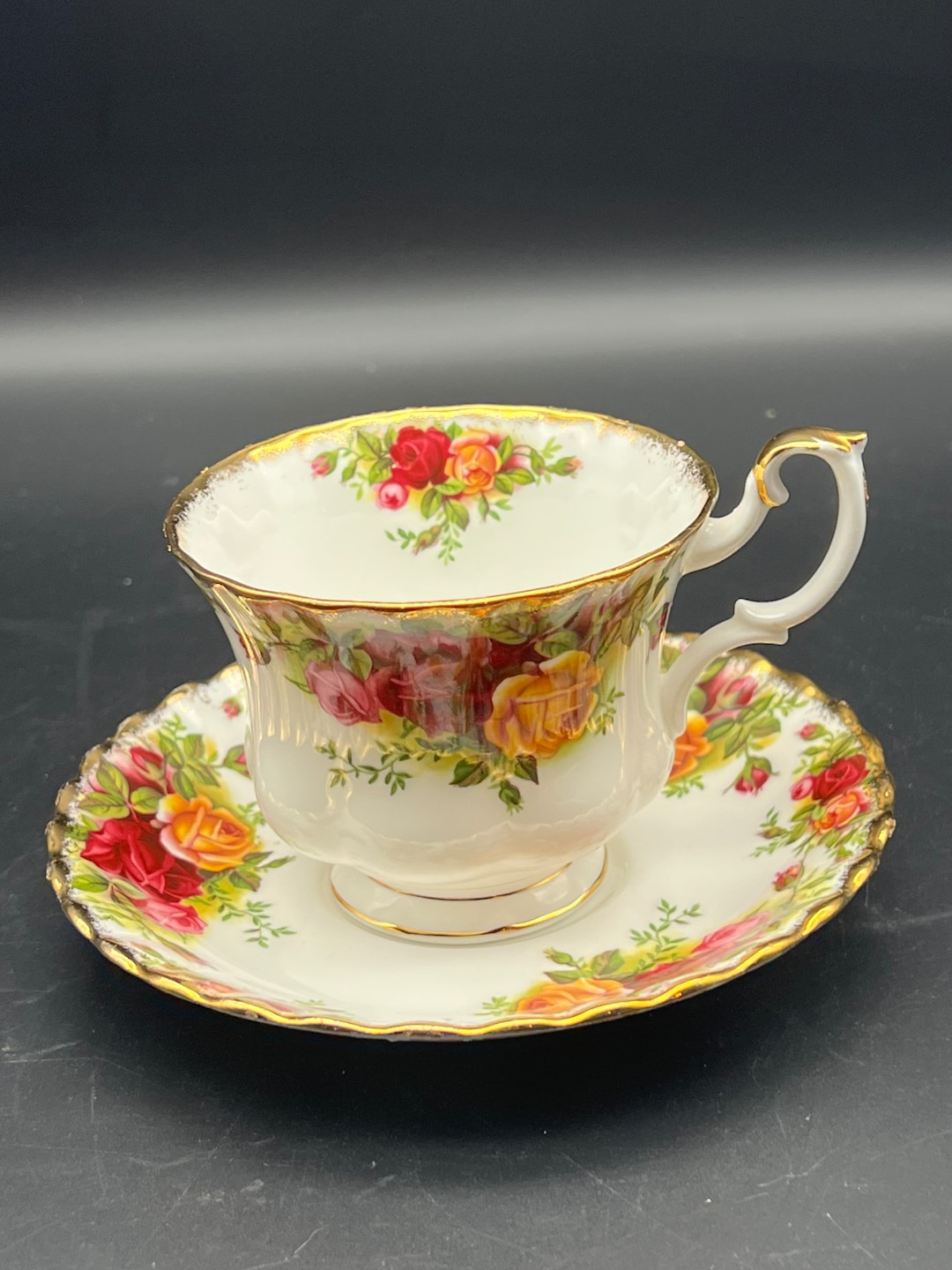 Royal Albert Old Country Roses Tea Cup and Saucer - Etsy