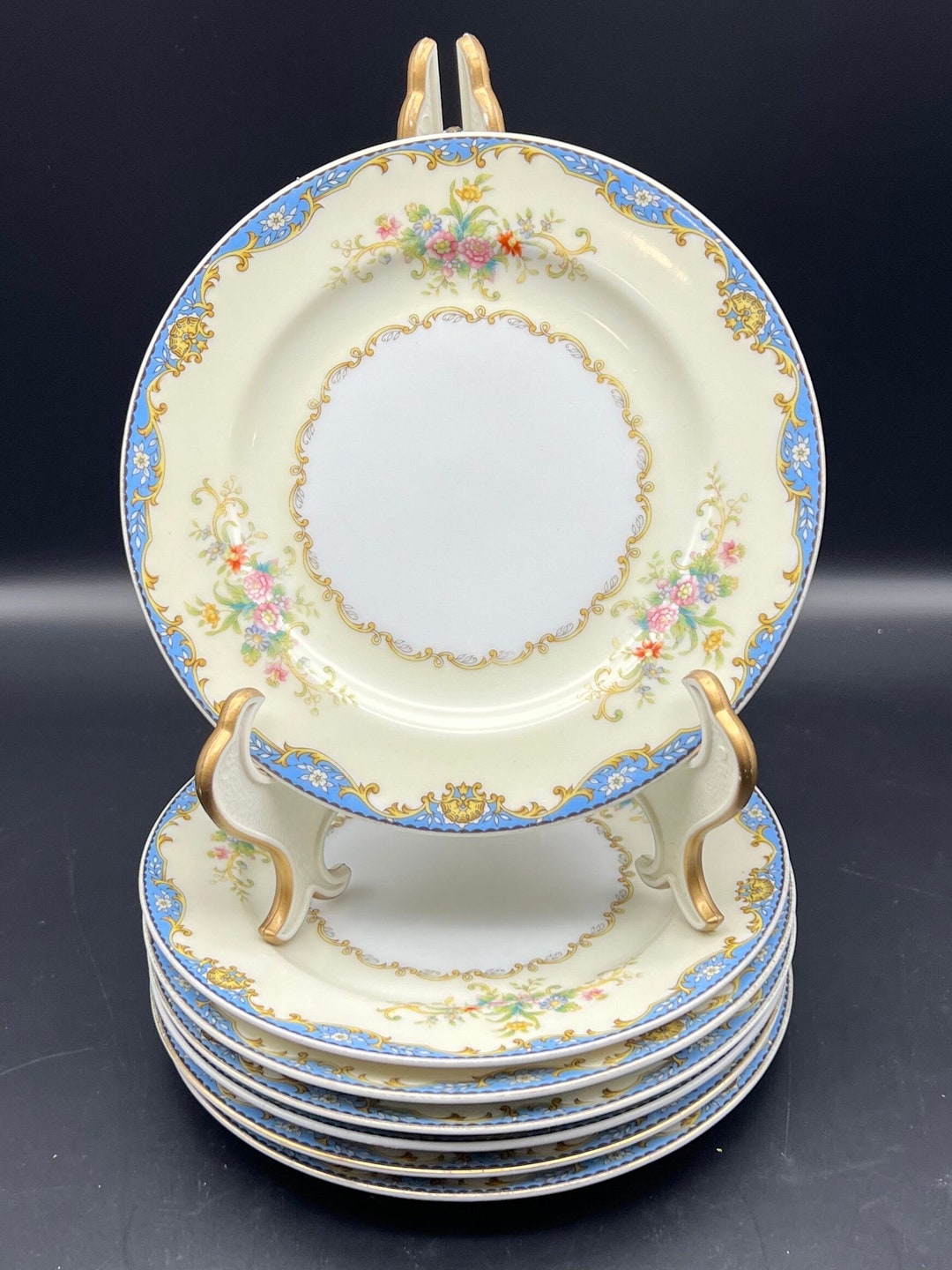 Thames Or Hudson Meito Bread Plates Set Of 7 Etsy